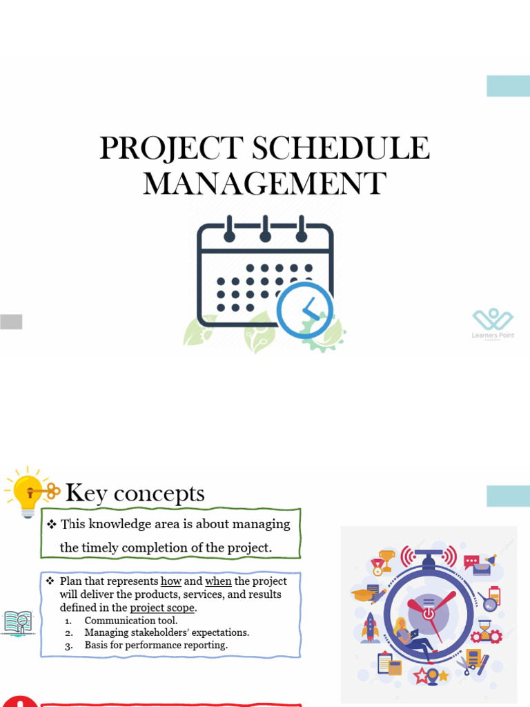 4. Schedule | Download Free PDF | Project Management