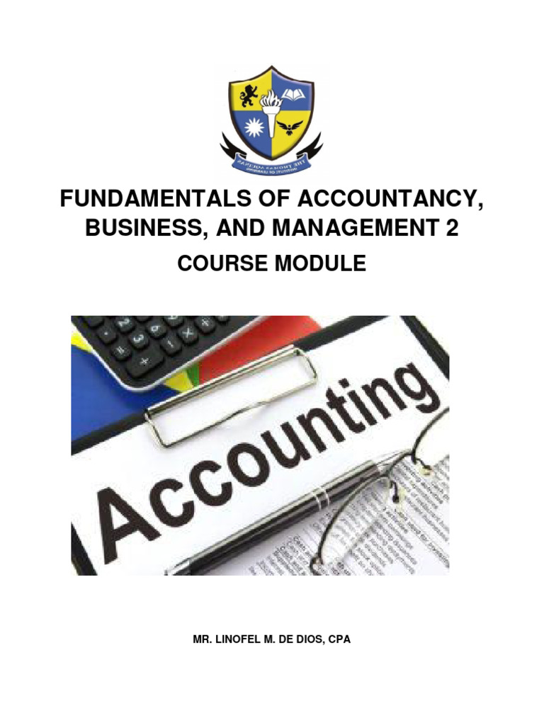 FABM2 Module 2 - Lesson 4 - Chapter 2 | PDF | Equity (Finance) | Income ...