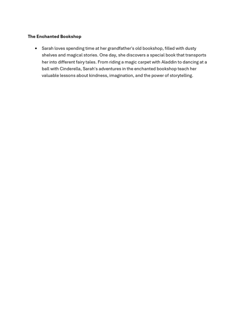The Enchanted Bookshop | PDF