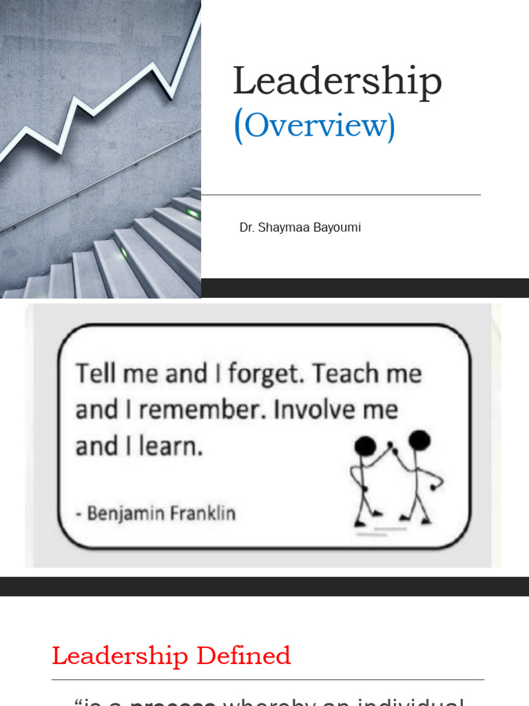 Leadership- Overview | PDF | Leadership | Power (Social And Political)