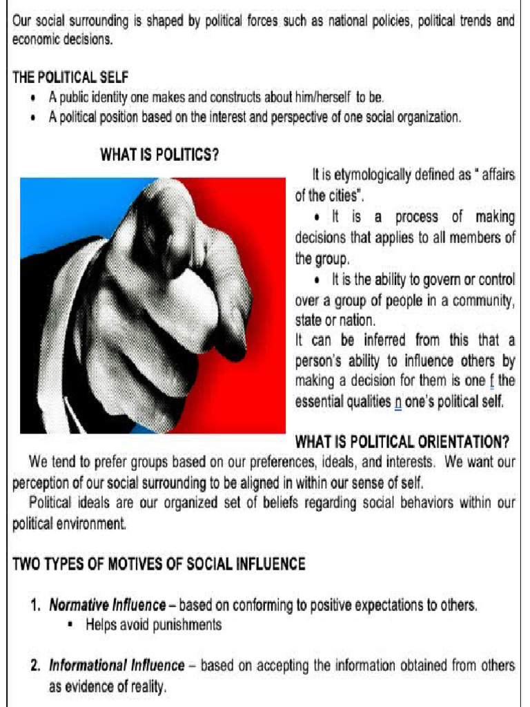 Political Self | PDF