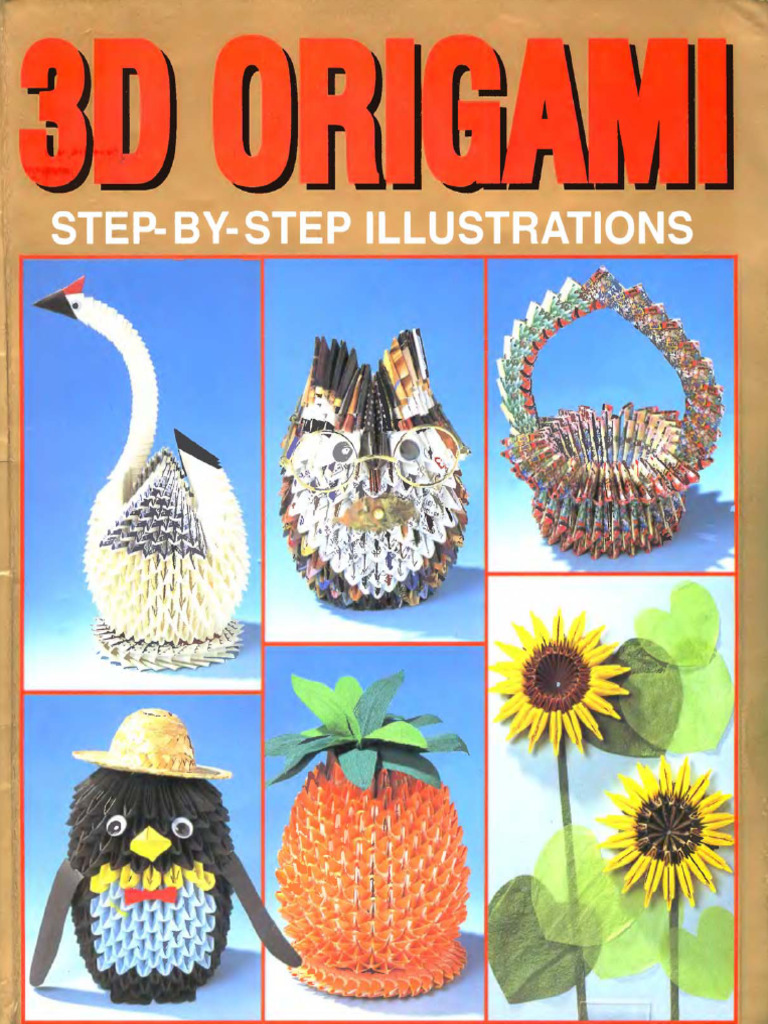 3D Origami Step-By-Step Illustrations (PDFDrive) | PDF