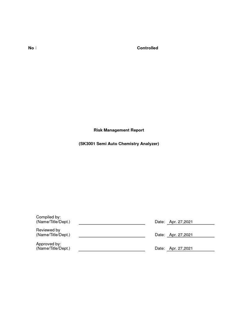 risk analysis | PDF | Absorbance | Metrology risk analysis | PDF | Absorbance | Metrology