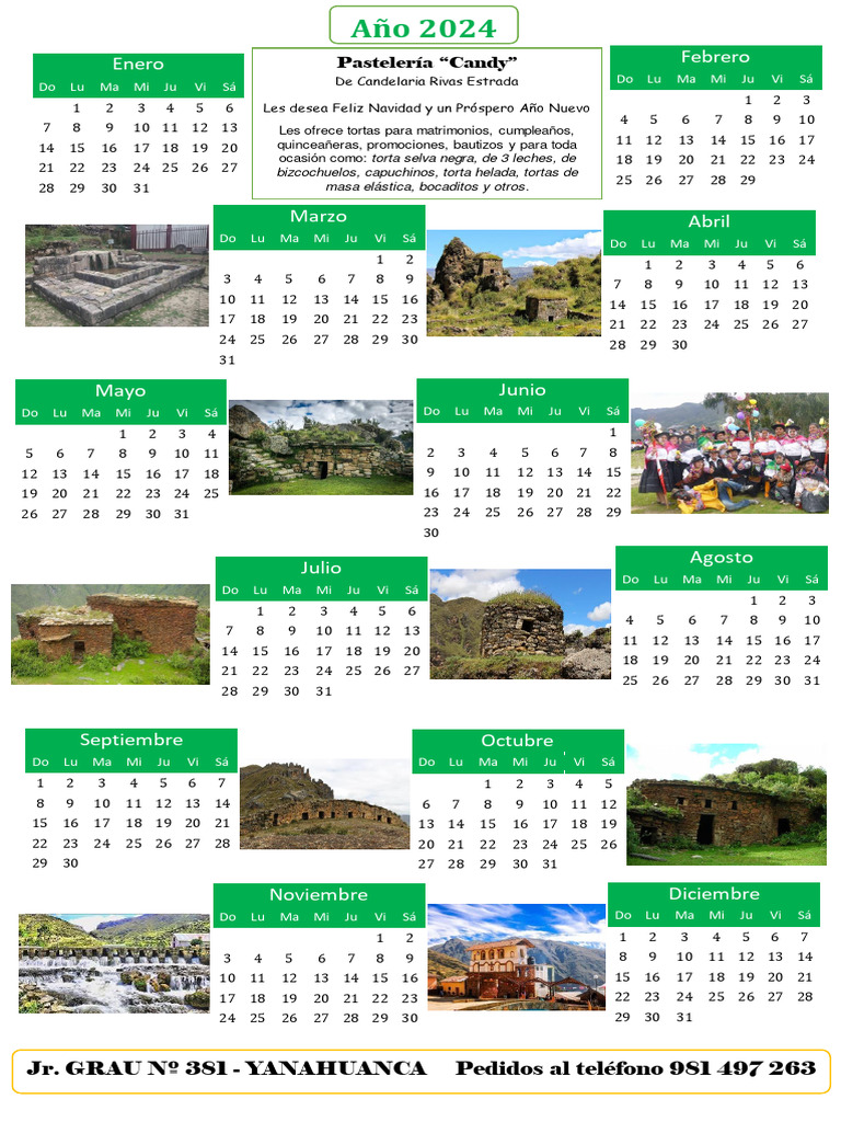 Calendario 2024 | PDF | Observancias | Cumpleaños