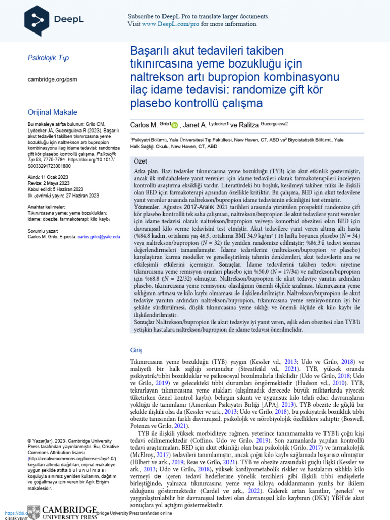 Naltrexone Plus Bupropion Combination Medication Maintenance Treatment ...