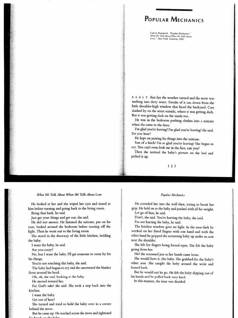 Carver Raymond - Popular Mechanics | PDF | Language Arts & Discipline ...