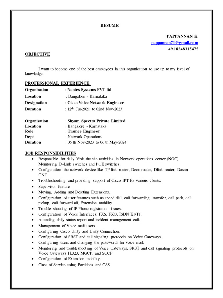 K_PAP_CV pdf | Download Free PDF | Computer Network | Telecommunications