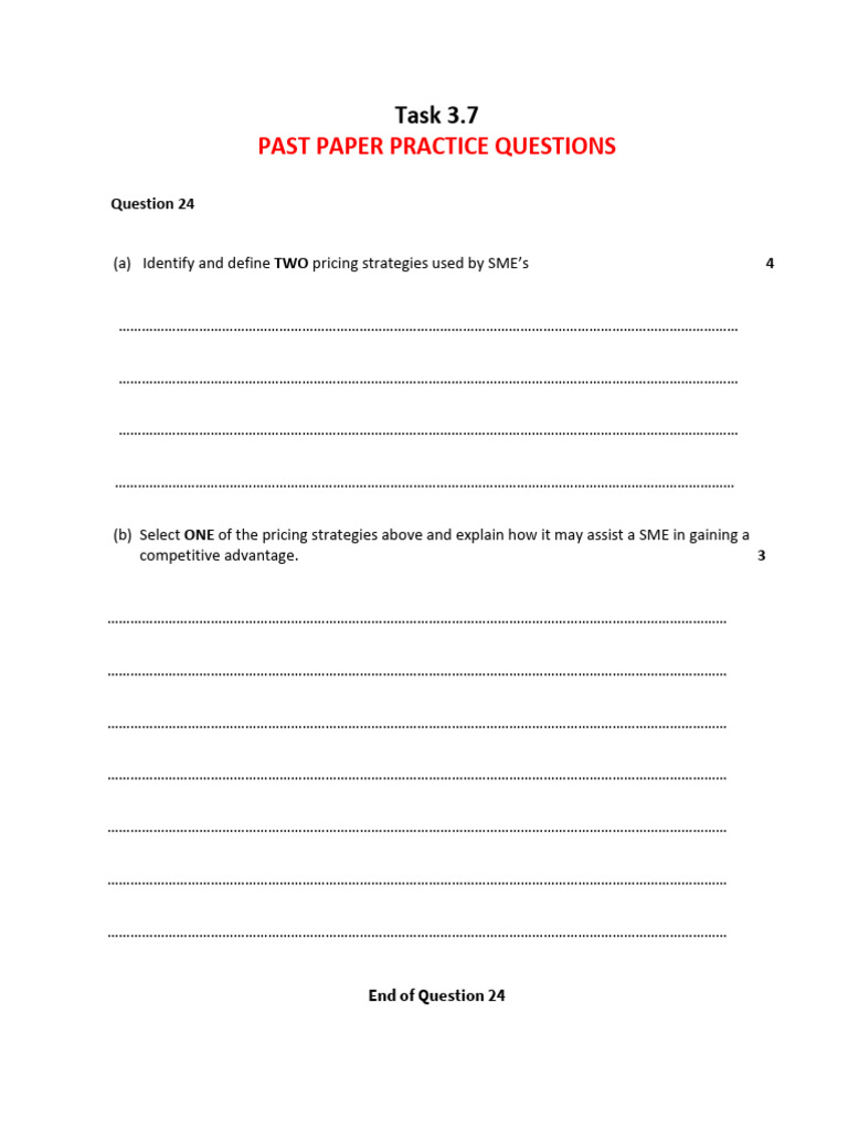 SME Pricing and Market Strategies Guide | PDF | Economics | Business
