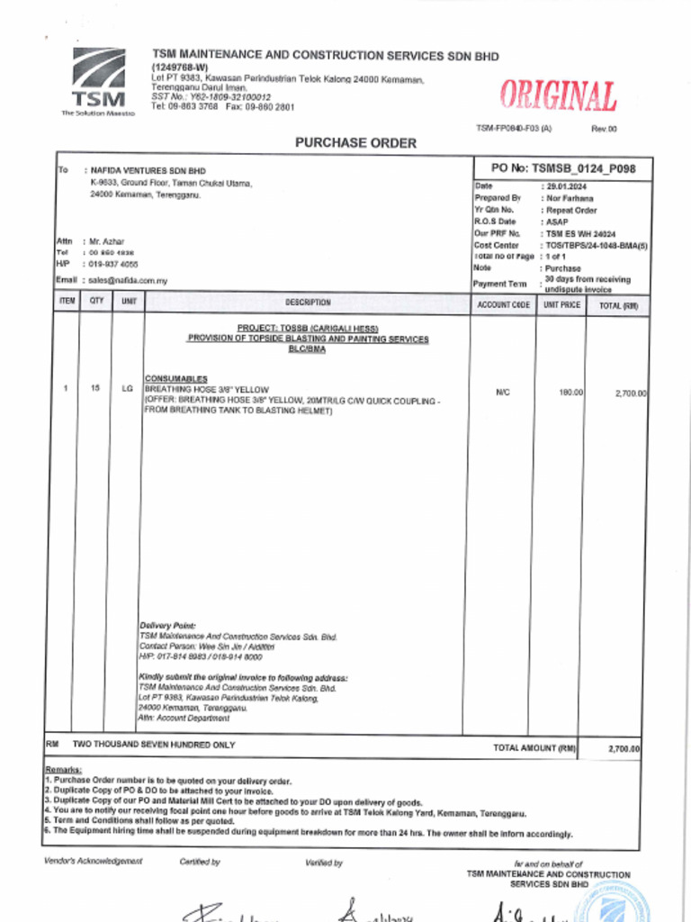 Po TSM (Po - 0124 - P098) | PDF
