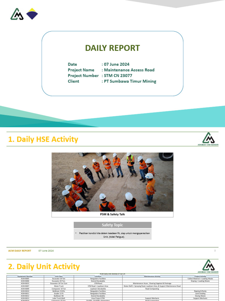 Acm Daily Report (07 June 2024) | PDF | Transport | Wheeled Vehicles