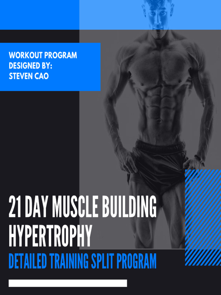 21 Day Muscle Building Hypertrophy 2 | PDF | Strength Training ...