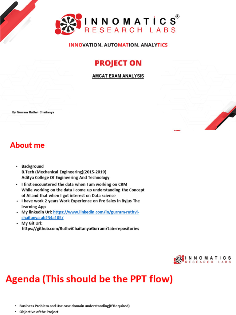 AMCAT Data Analysis | PDF | Data Analysis | Data Science