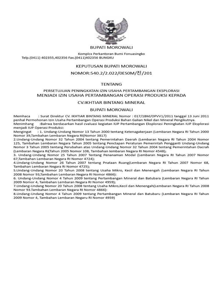 Iup Explorasi CV Ibm | PDF