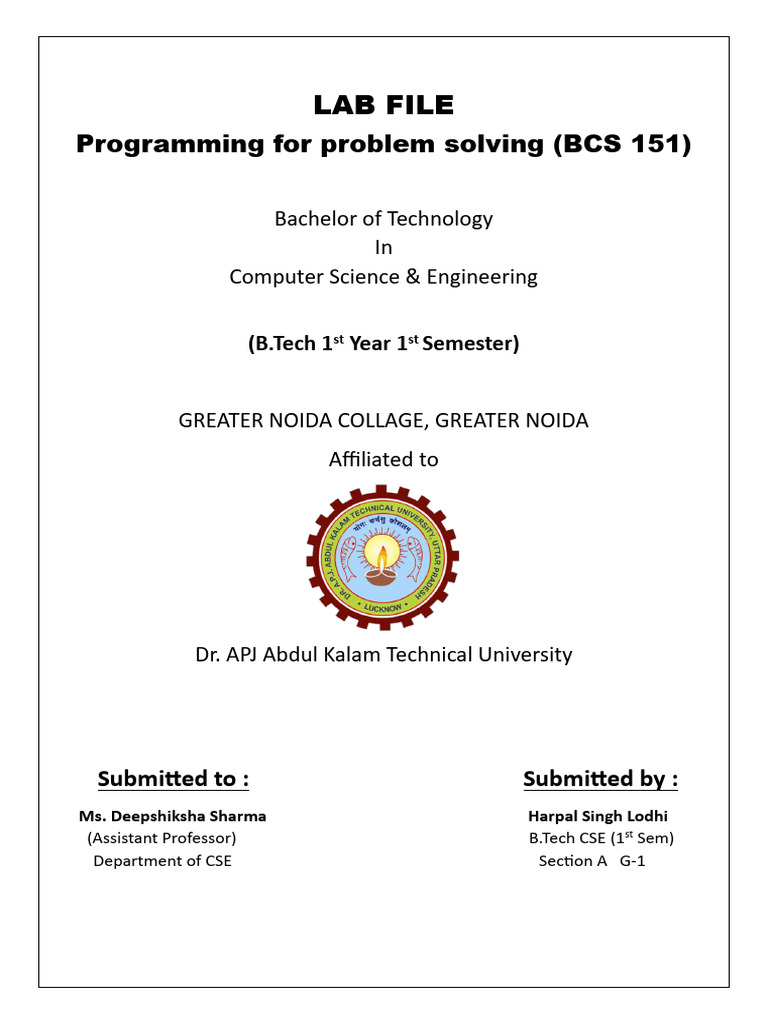 Lab File For PPS | PDF | Computer Libraries | Computer Standards Lab File For PPS | PDF | Computer Libraries | Computer Standards