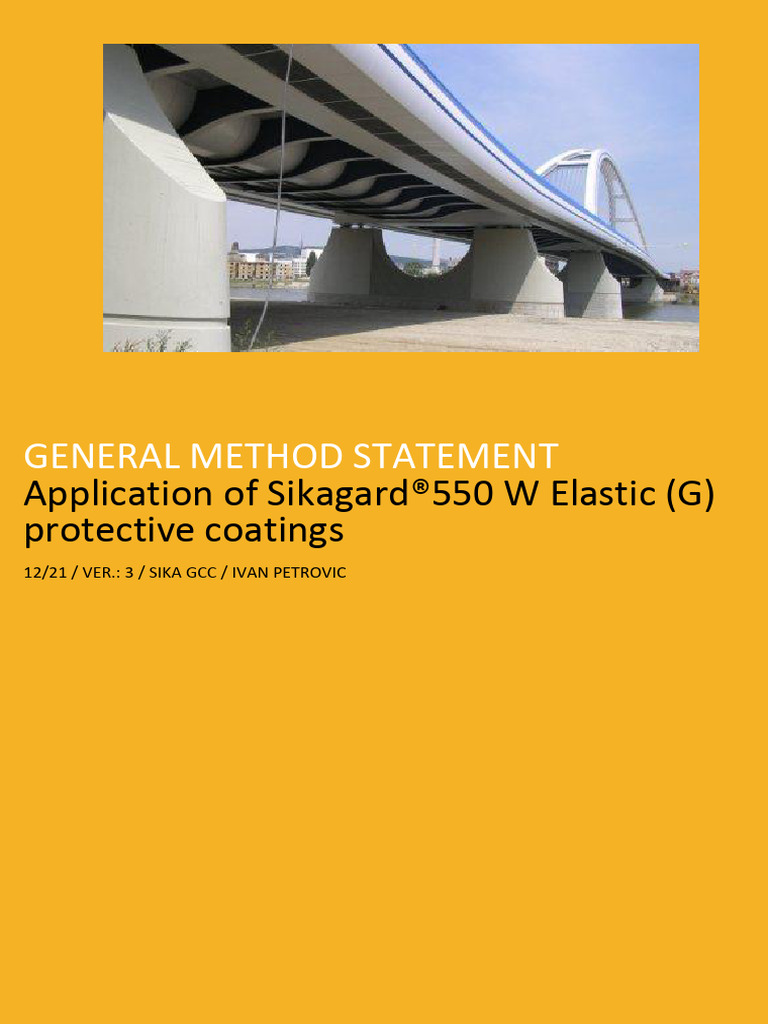 4 Sikagard 550 W Elastic (G) Protective Coating GMS GCC 211221 3 | PDF ...