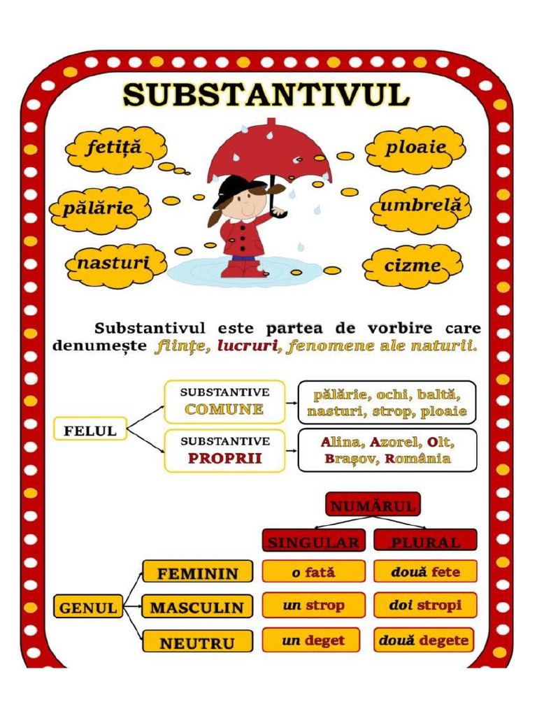 Substantivul Plansă | PDF