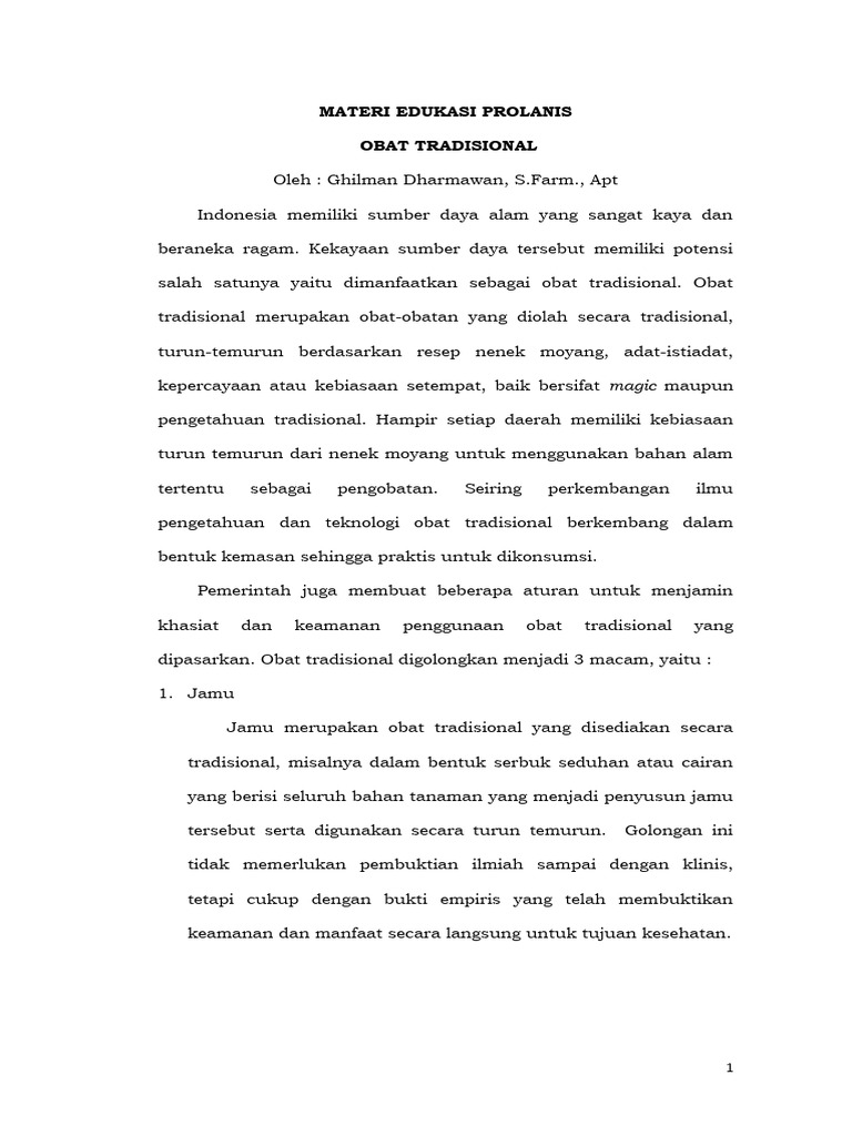 Materi Edukasi Prolanis - Maret 2022 | PDF