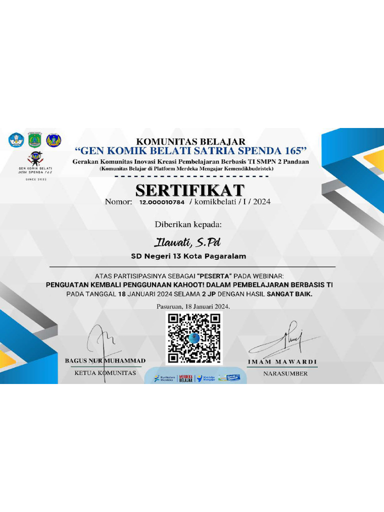 GLLD KF2 DH Rcertificate | PDF