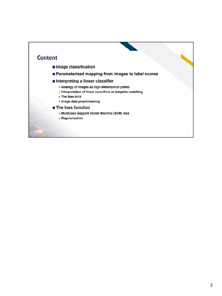 Curs2 LinearClassifiers | PDF