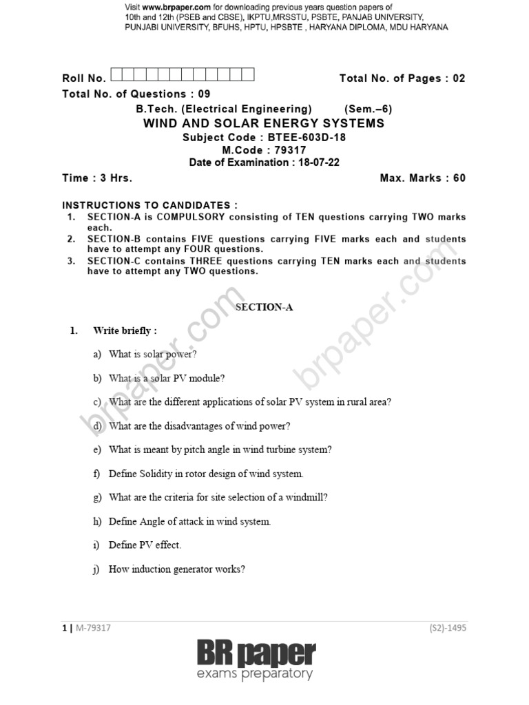WSES(6th)May2022 | Download Free PDF | Photovoltaics | Turbine