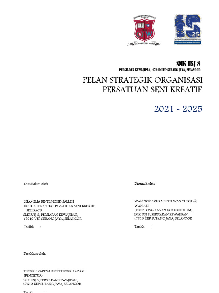 PSO_UNIT KOKU U8_FORMAT PPD 2022 PERSATUAN SENI KREATIF | PDF