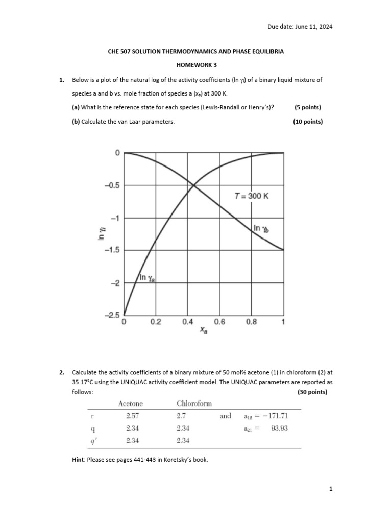 2024S Che507 HW3 | Download Free PDF | Applied Mathematics | Physics