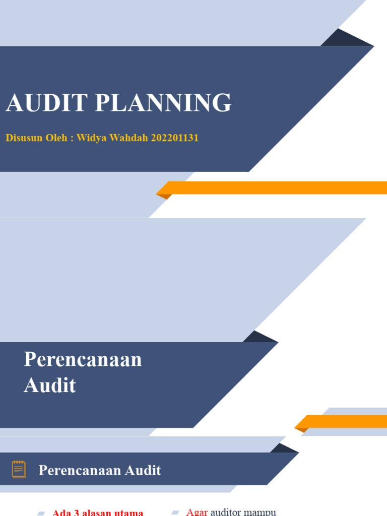 Perencanaan Audit | PDF