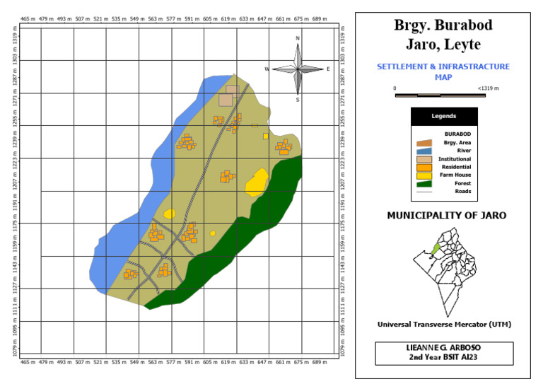 Jaro Leyte Settlement Map Overview | PDF