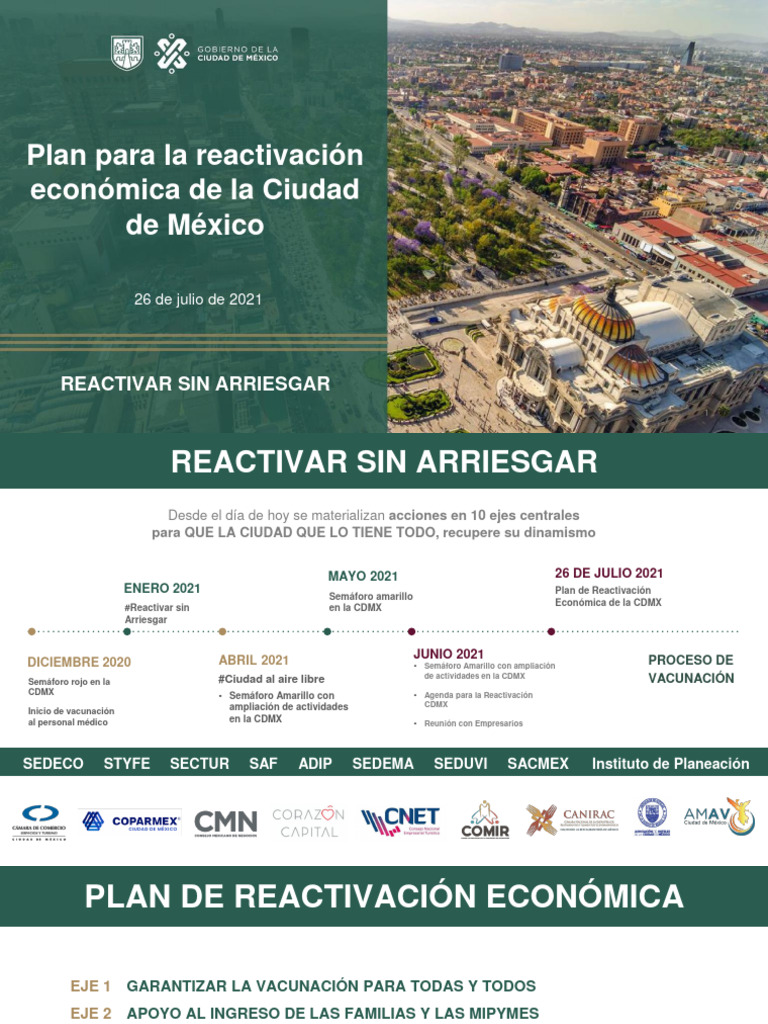 Plan Reactivación CDMX Final | PDF | Residuos | México