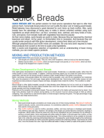Quick Breads: Methods and Characteristics | PDF | Breads | Dough