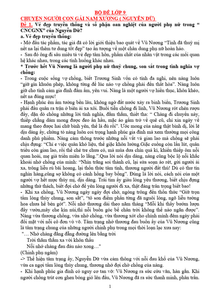 BỘ ĐỀ LỚP 9 (HSG) | PDF