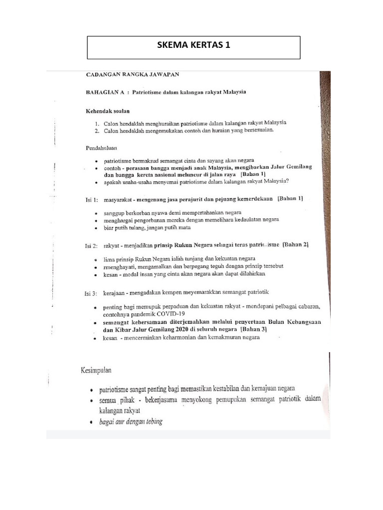 Skema K1 K2 Johor Pdf