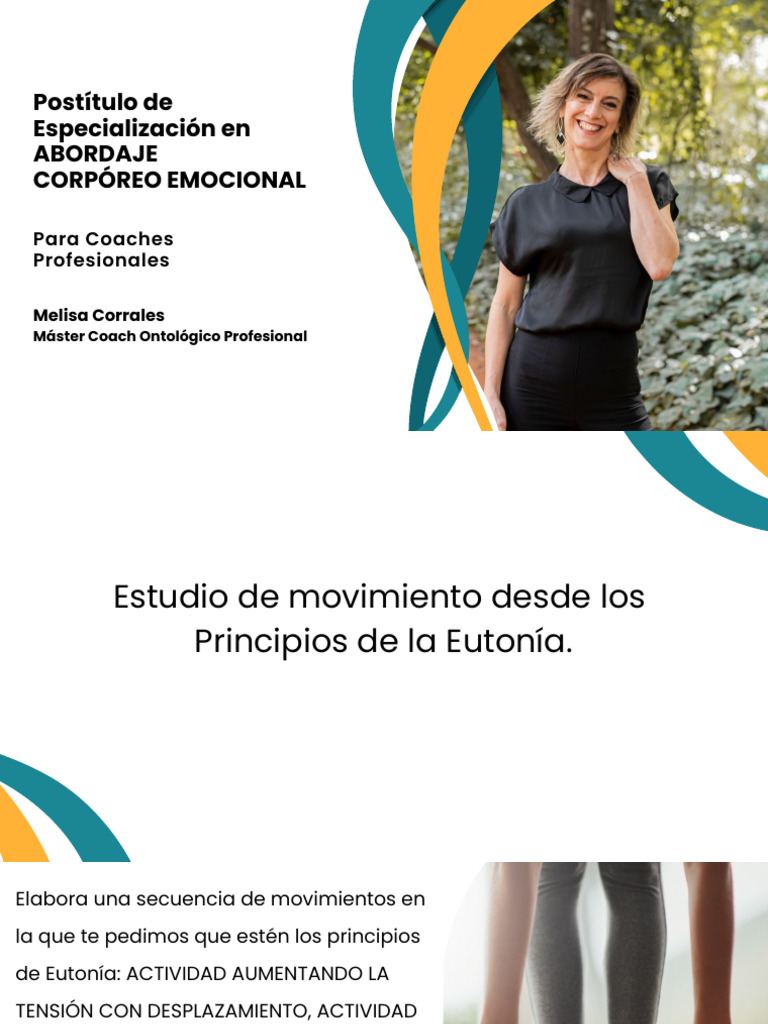 Consigna Estudio de Movimiento de Eutonía | PDF