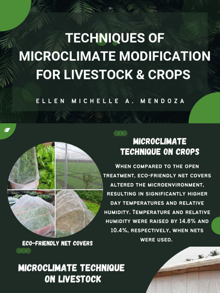 Microclimate Techniques | PDF
