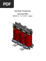 Ek-6 1600kVA Trafo Data Sheet | PDF | Transformer | Manufactured Goods