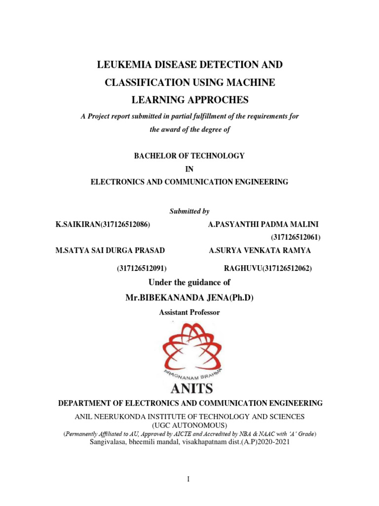 Leukemia Detection via Machine Learning | PDF | Image Segmentation ...