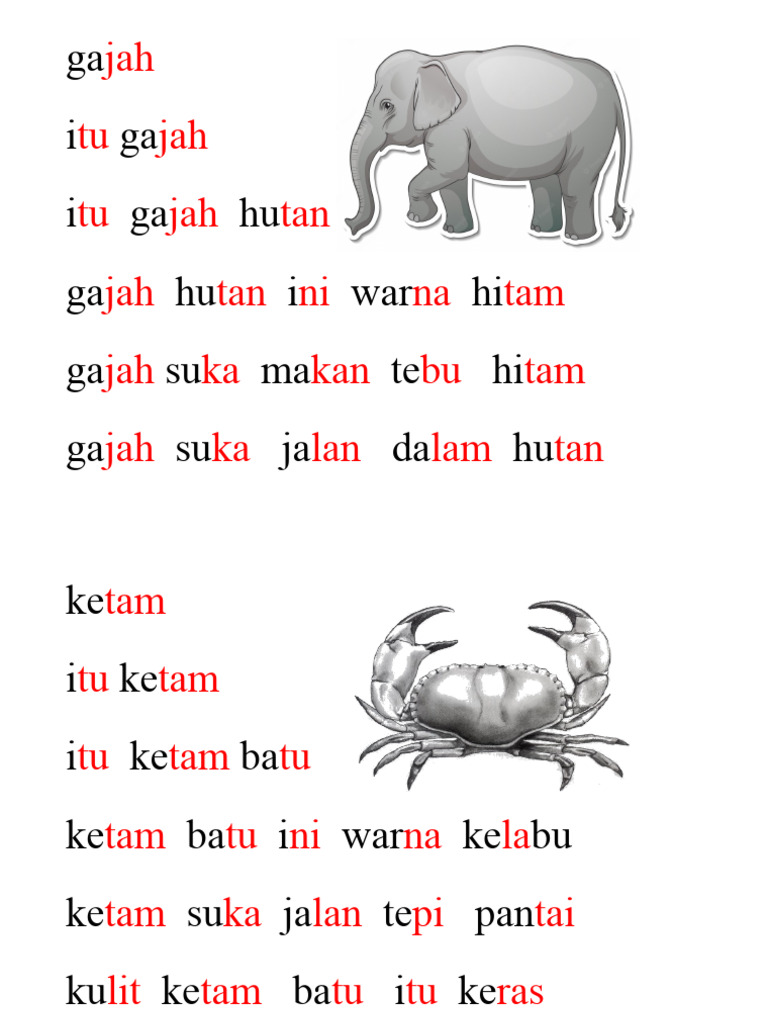 Bacaan Ayat Mudah Modul Bacaan Pagi | PDF