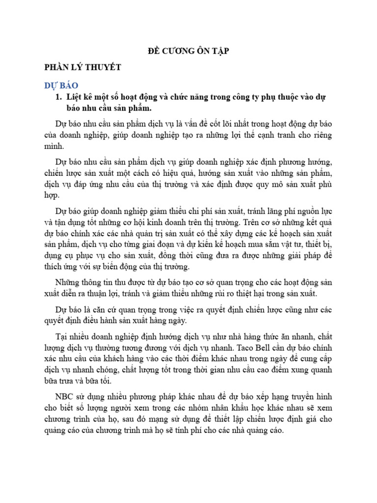 Đề cương CCUNC | PDF