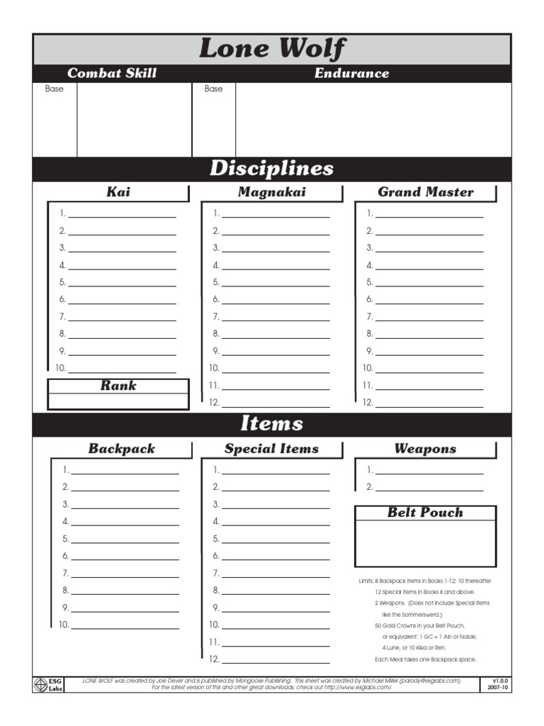 lw_action_chart | Download Free PDF | Fiction Books | Fantasy Books