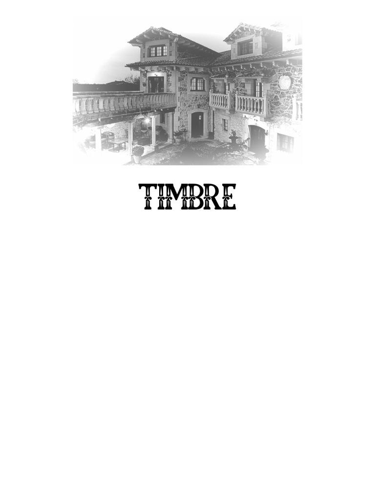 Cartel Timbre | PDF