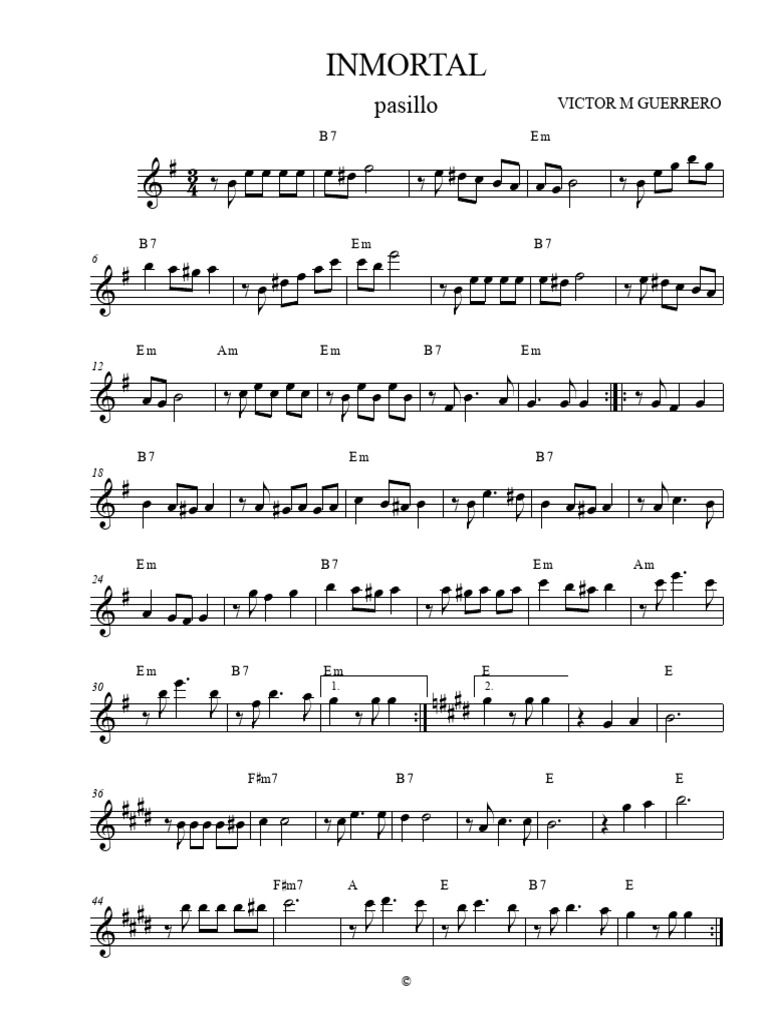 Inmortal Pasillo | PDF