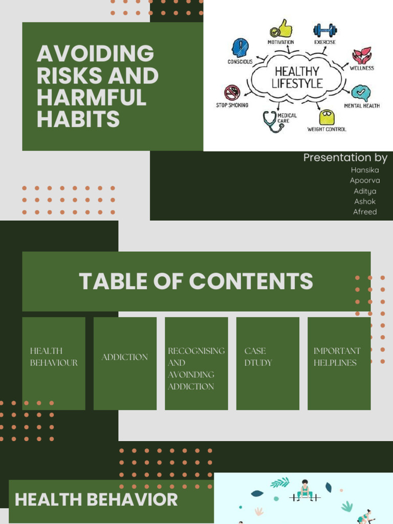Characteristics of Compromising Health Behaviour | Download Free PDF ...