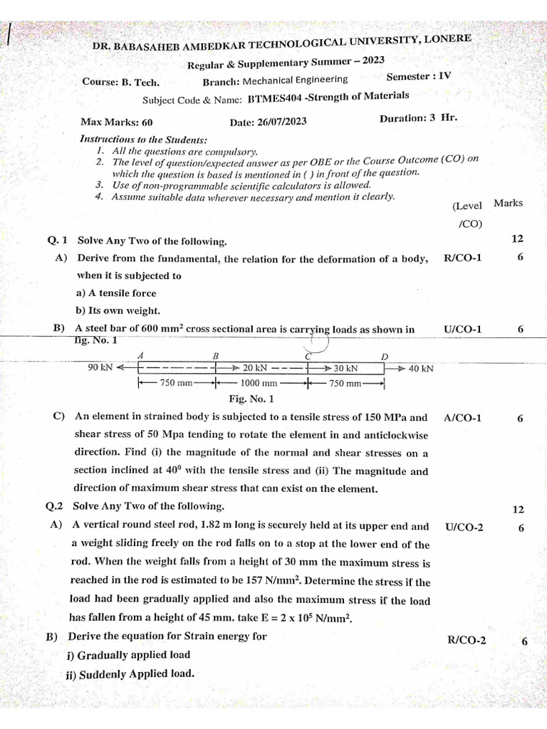 SOM Question Paper 26-Jul-2023 17-51 | PDF