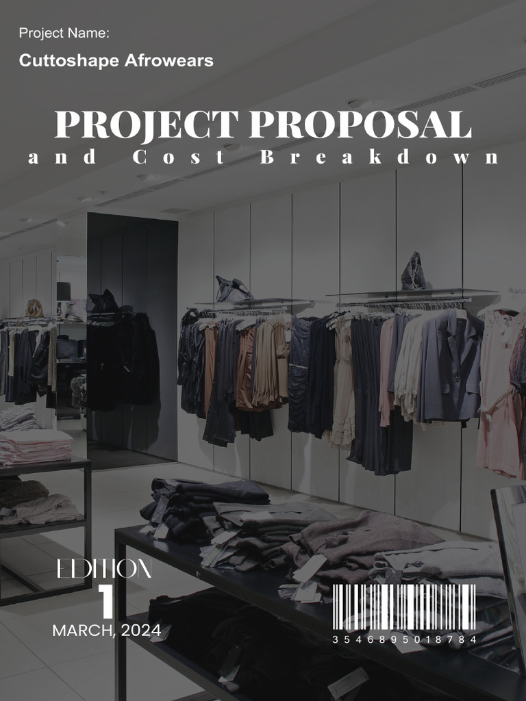 Project Proposal and Cost Breakdown. | PDF