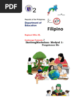 Learning Activity Sheet Grade 2 (FILIPINO) | PDF