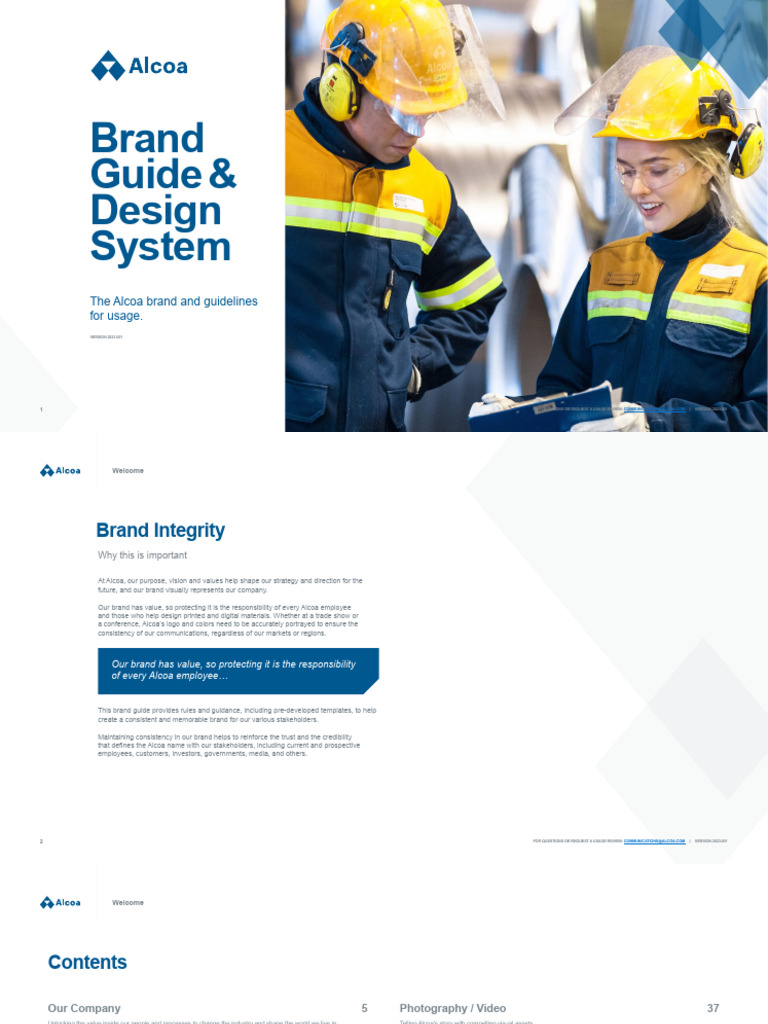 Alcoa Brand Guidelines 2023 | PDF | Logos | Brand