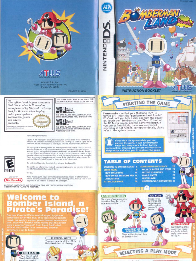 Bomberman Land Touch! (USA) | PDF