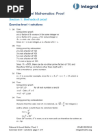 A Level Proofs: Contradiction Examples | PDF | Mathematical Proof | Numbers