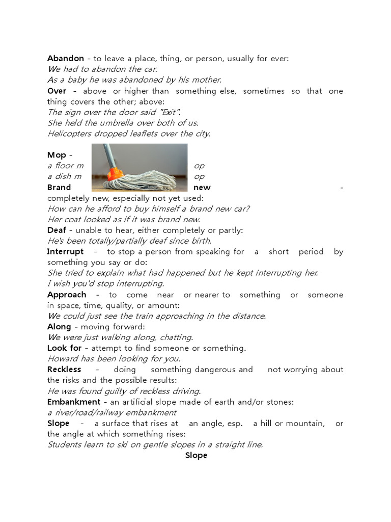 Chapter 2 words for The Tower Treasure | PDF