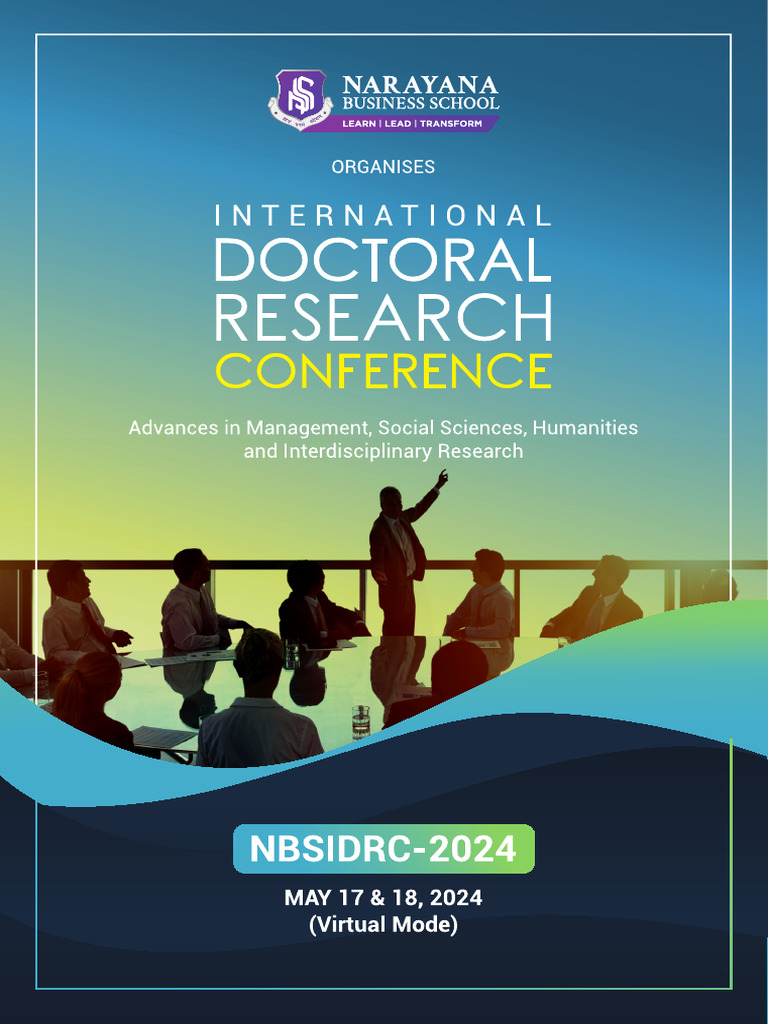 Narayana Business School - Digital Brochure - Doctoral Research Conference | PDF